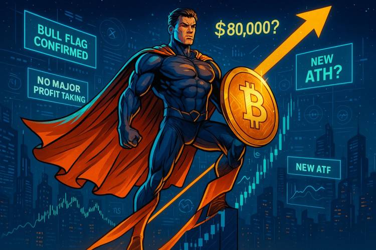 Bitcoin Siap Cetak Rekor Baru: Pola Bull Flag dan Profit Taking Minim ...